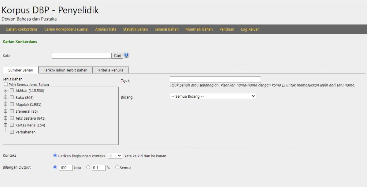 DBP Ingatkan Pengguna Korpus DBP untuk Serahkan Salinan Penyelidikan ...