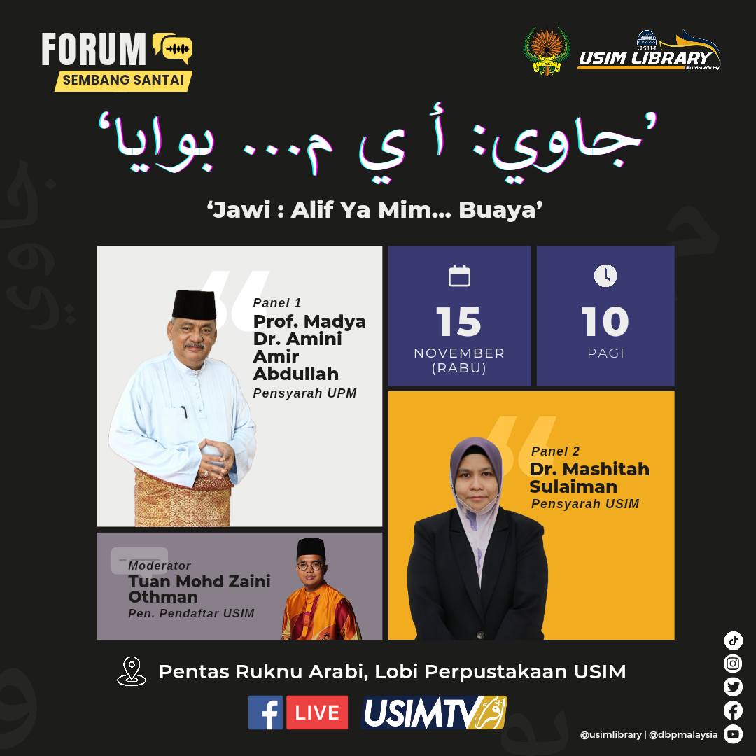 Usaha Mempertahan dan Memperkasakan Tulisan Jawi Perlu Kerjasama Semua ...