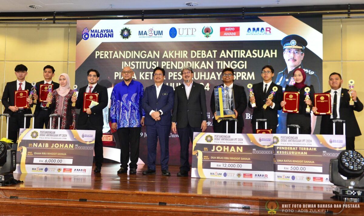 UKM Johan Pertandingan Debat Antirasuah Piala Ketua Pesuruhjaya SPRM 2024